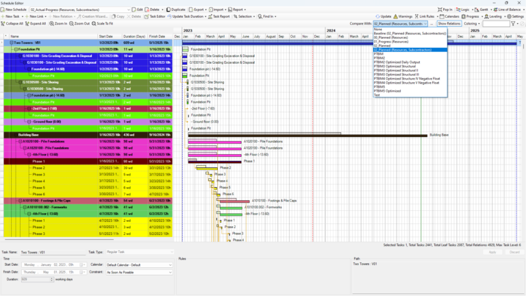 Scheduling | BEXEL Manager BIM Software