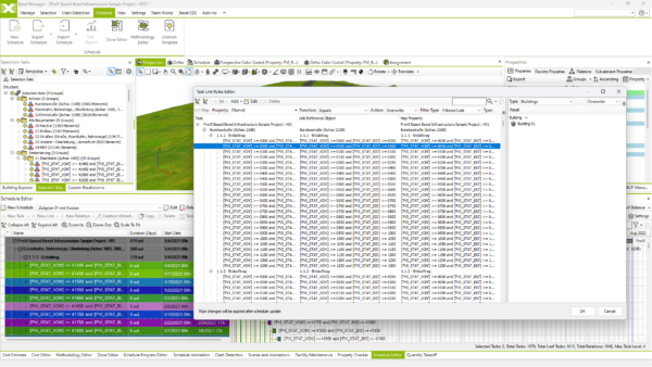 Scheduling | BEXEL Manager BIM Software