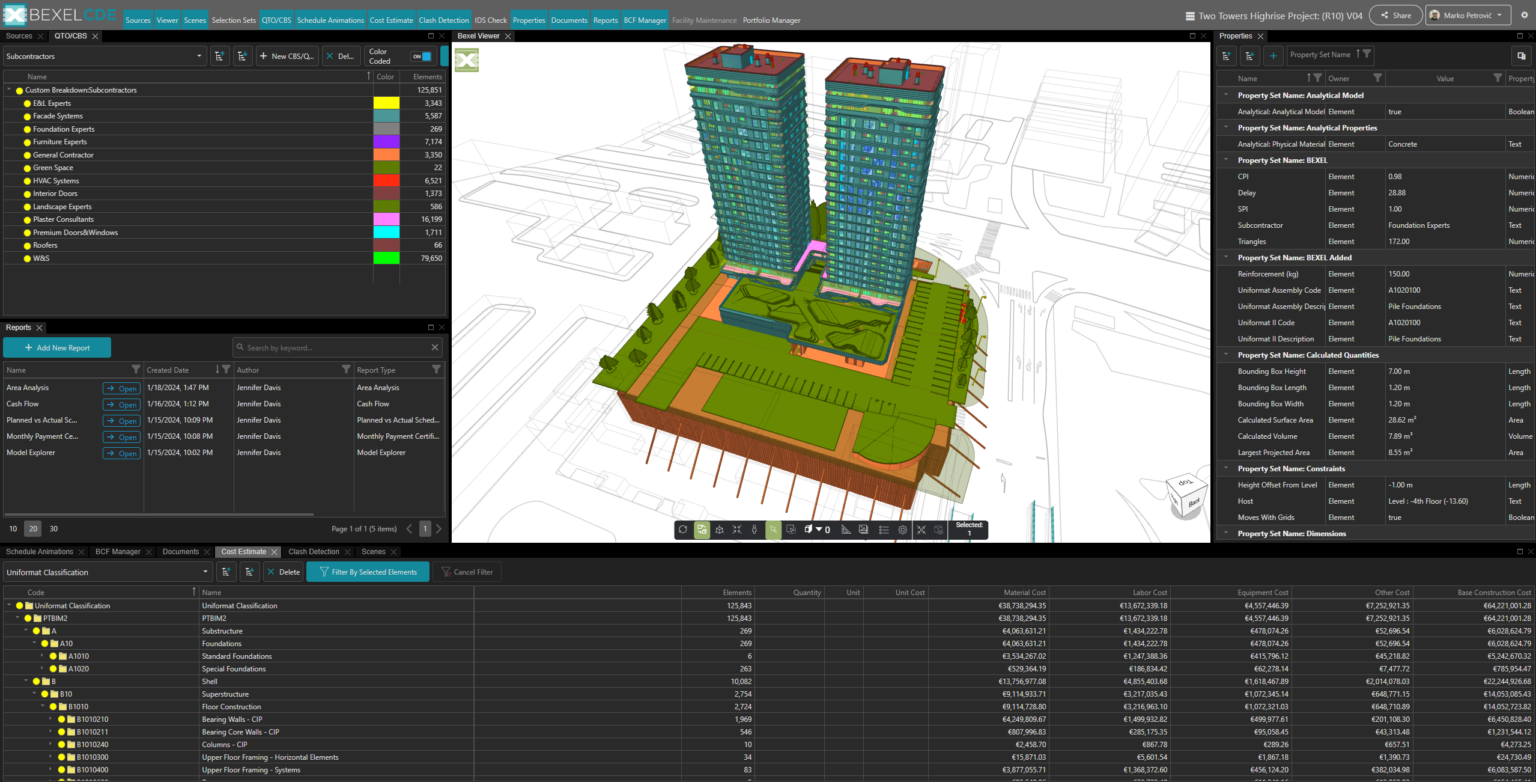 Project Manager | BEXEL Manager BIM Software